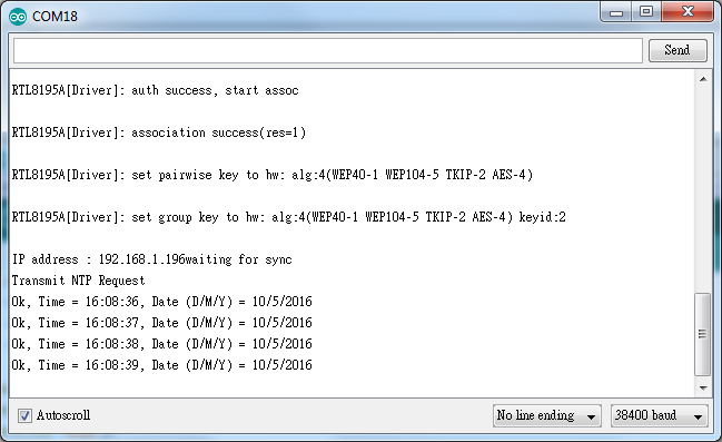 Rtc Use Ntp To Rectify Ds1307ds3231 Rtc Realtek Iotwi Fi Mcu Solutions