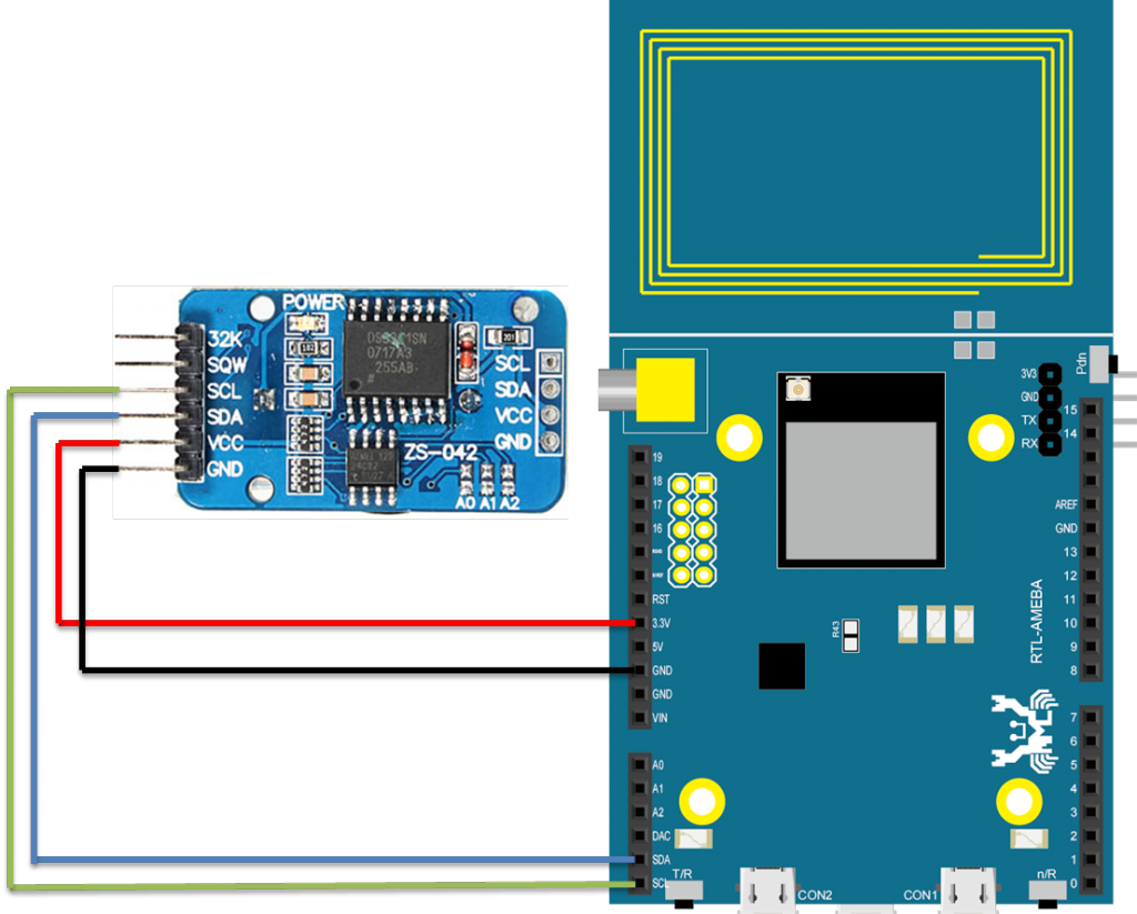 Rtc Read From Ds1307ds3231 Rtc Module Realtek Iotwi Fi Mcu Solutions